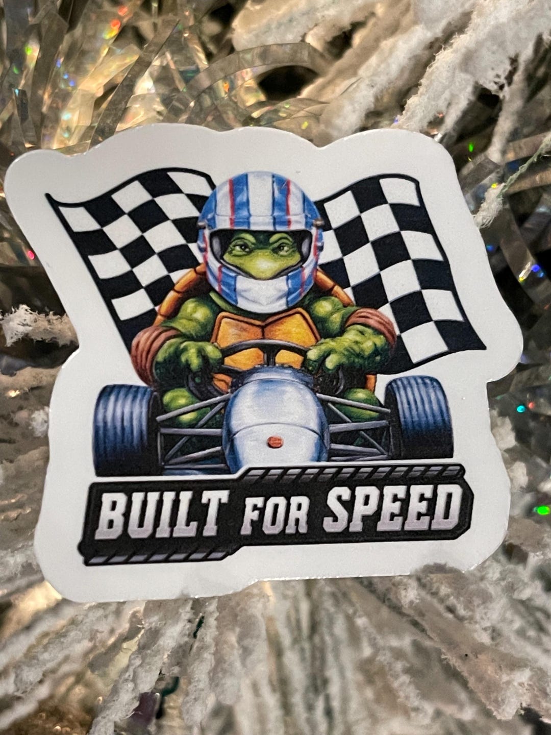 Built for Speed Turtle Sticker / Waterproof / Vinyl / Gifts for Him ...