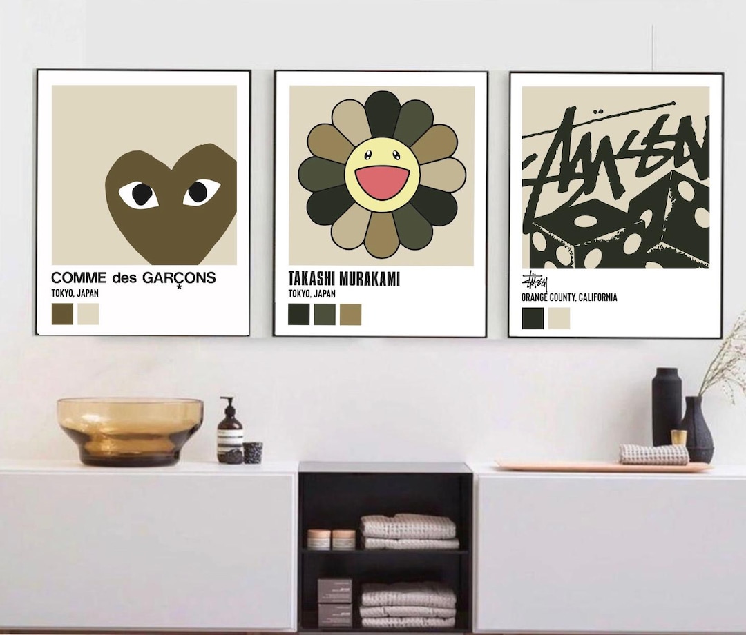 Neutral Poster Set, Hype Aesthetic Print, Wall Art, Luxury Poster ...