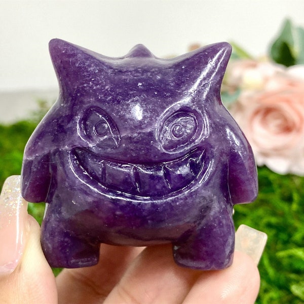 Gengar Crystal Quartz - Etsy