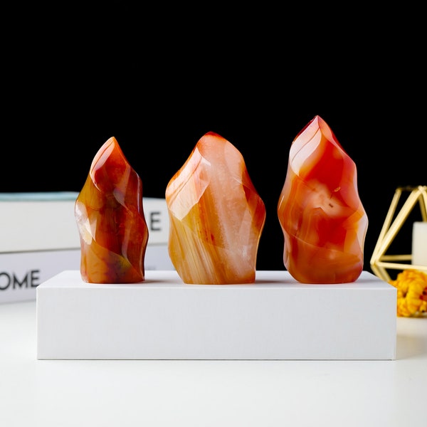 Red Orange Crystal - Etsy