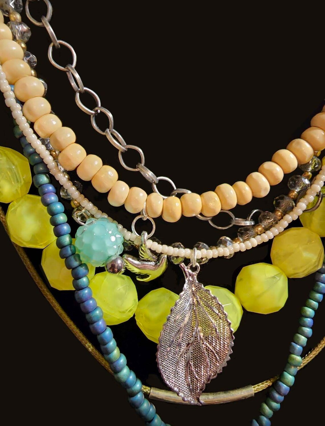 Multi-layer Necklace - Etsy