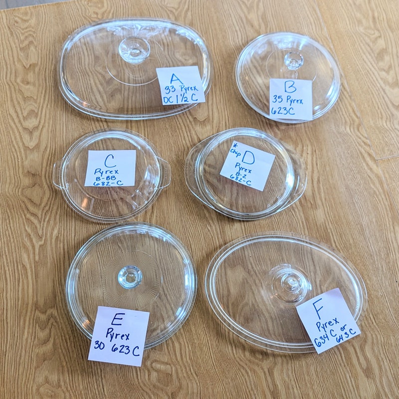 Pyrex Lids - Etsy