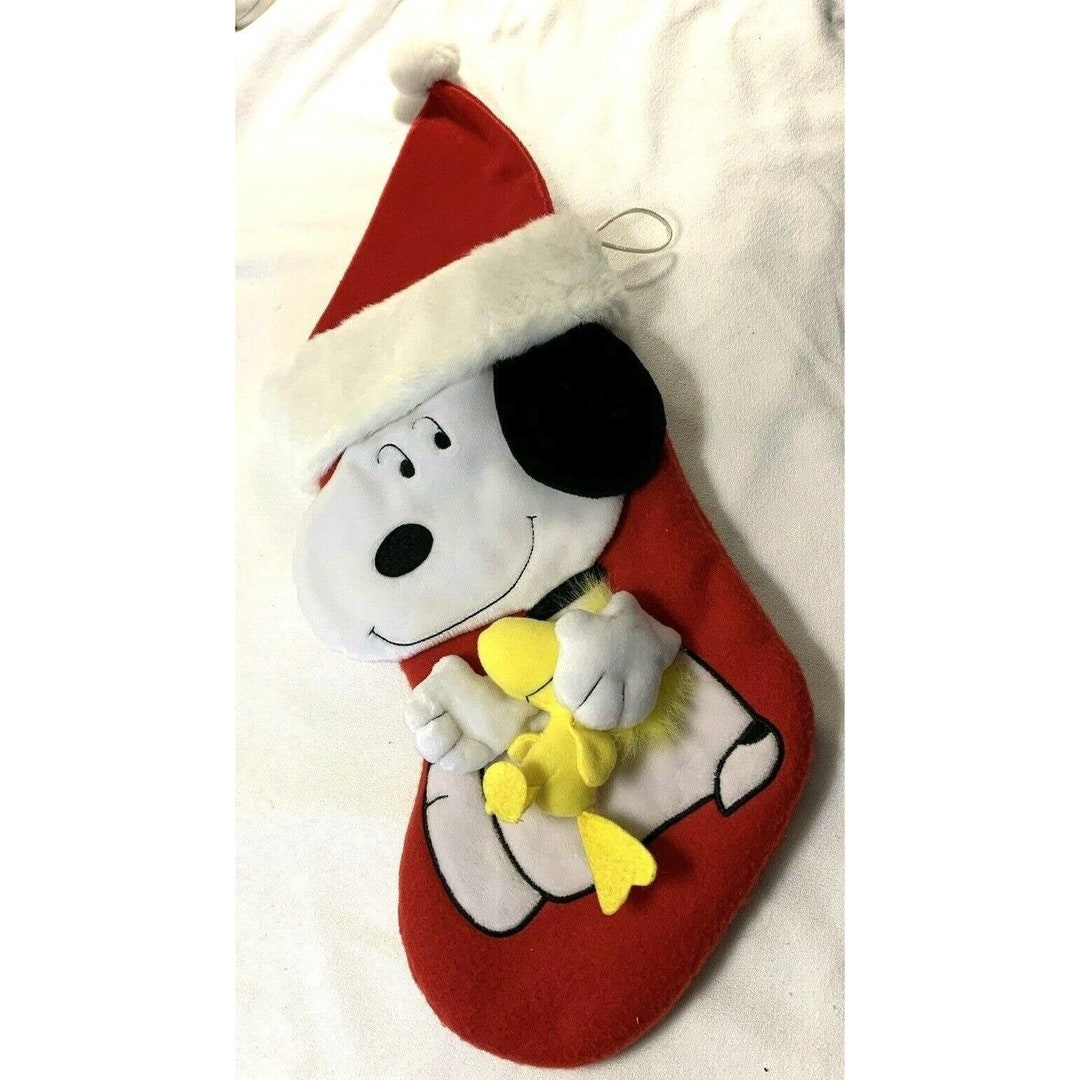 Hallmark Peanuts Snoopy & Woodstock Christmas Stocking - Etsy