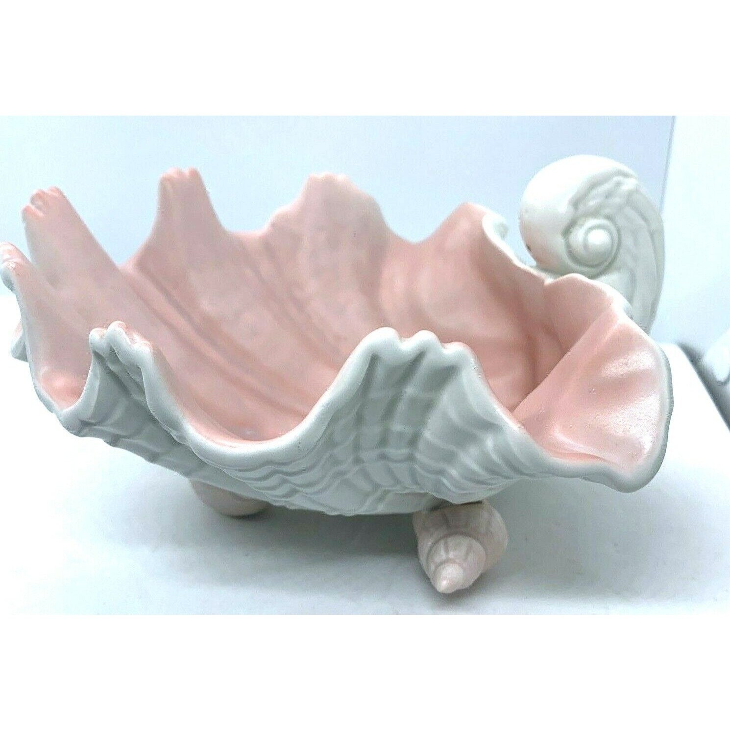 Vintage Fitz & Floyd Ceramic Coquille 8 Sea Shell Bowl Dish Footed - Etsy