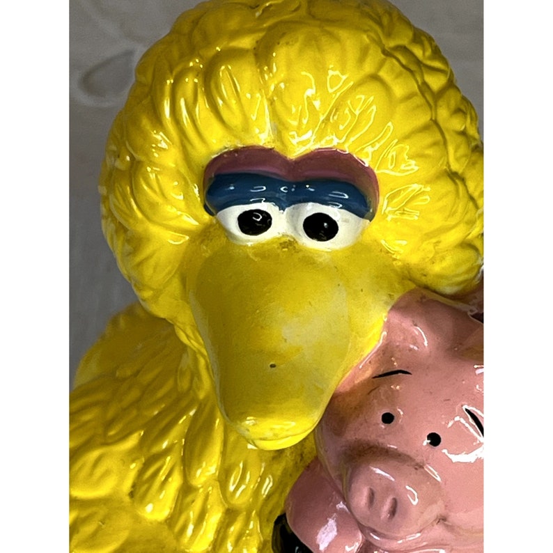 Jim Henson Sesame Street Big Bird & Piggy Vintage Muppets Piggy Bank - Etsy