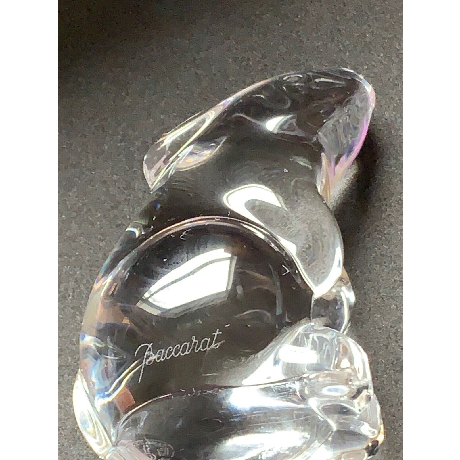 Baccarat Crystal Seated Hare Rabbit Figurine French Sculpted - Etsy