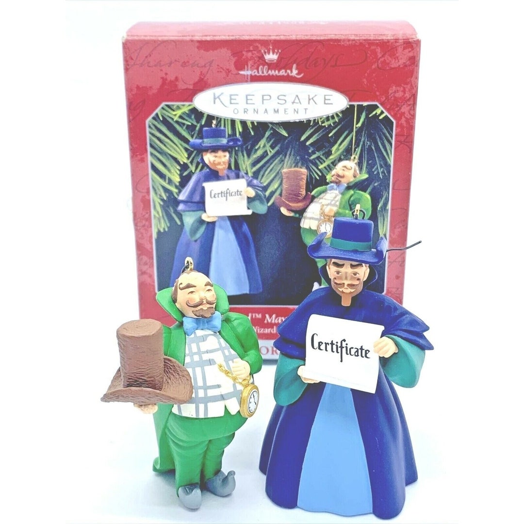 Wizard of Oz Munchkinland Mayor & Coroner Christmas Ornament 1997 ...