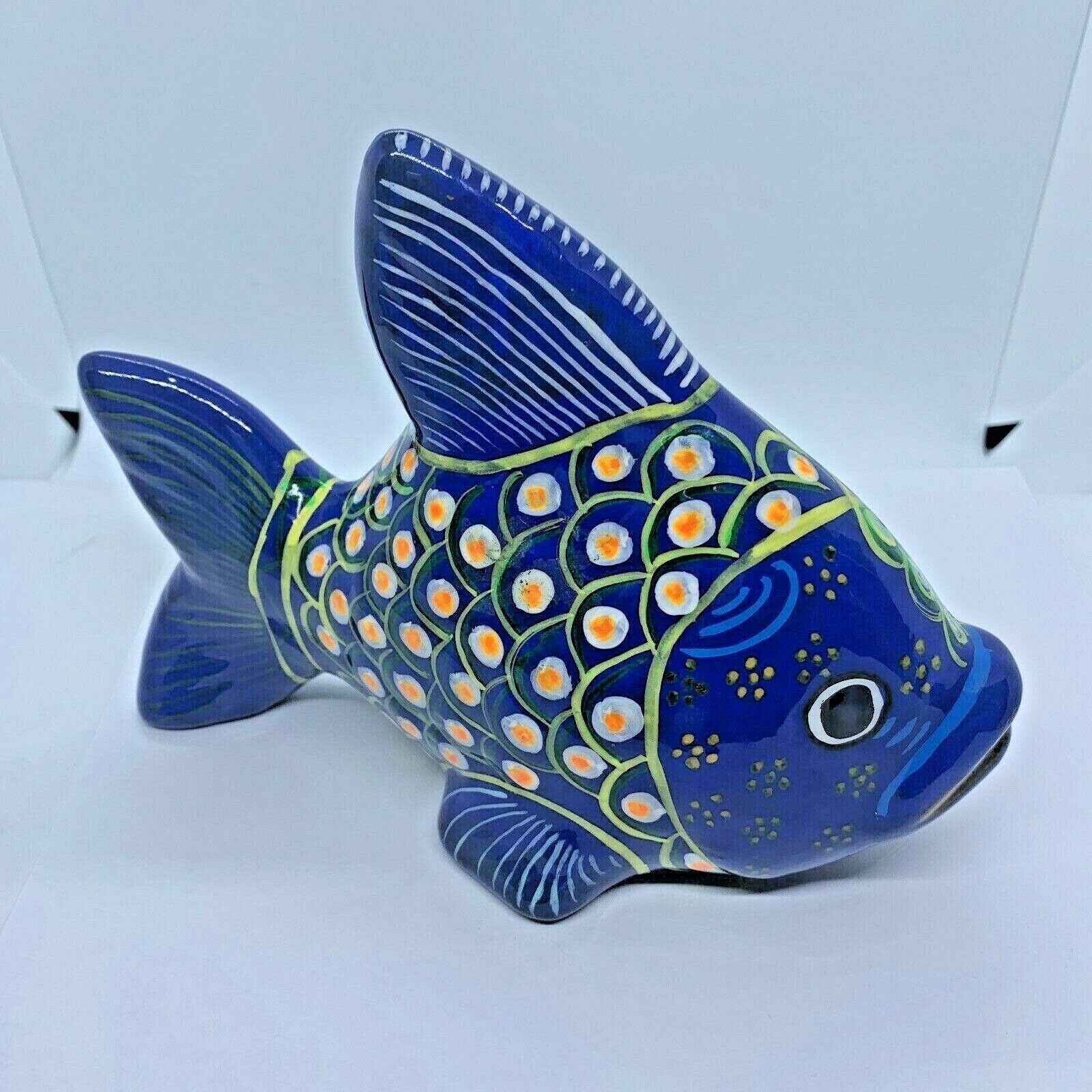 Mexican Ceramic Fish Folk Art Home Decor - Etsy