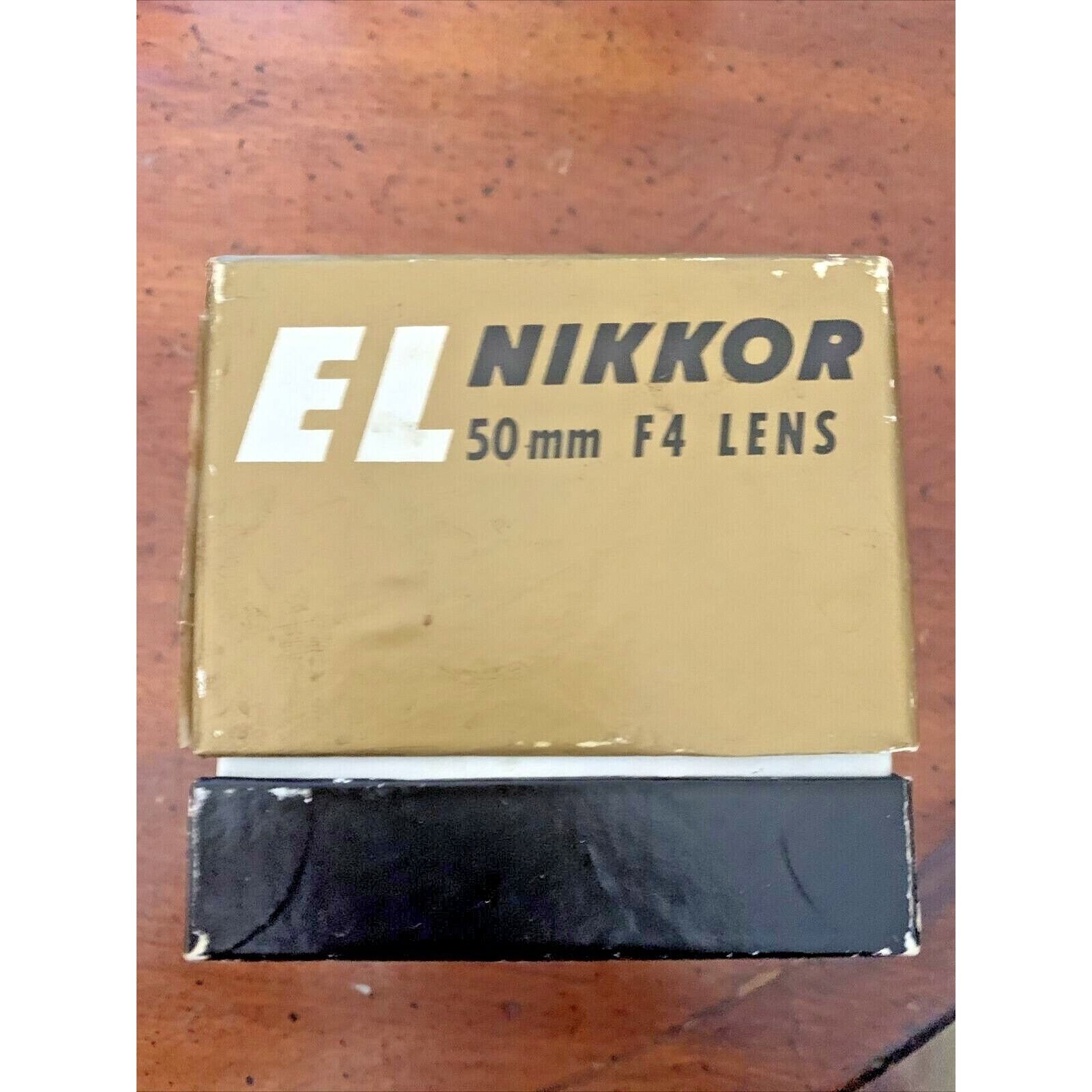 Nikon EL Nikkor 50mm F4 Enlarger Lens From Japan W/ Bubble Case 1960’s ...