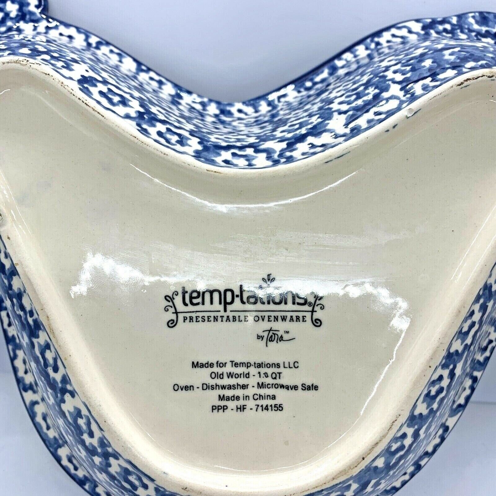 Temptations by Tara Blue Old World Nesting Chicken Bowl Serving Dish - Etsy