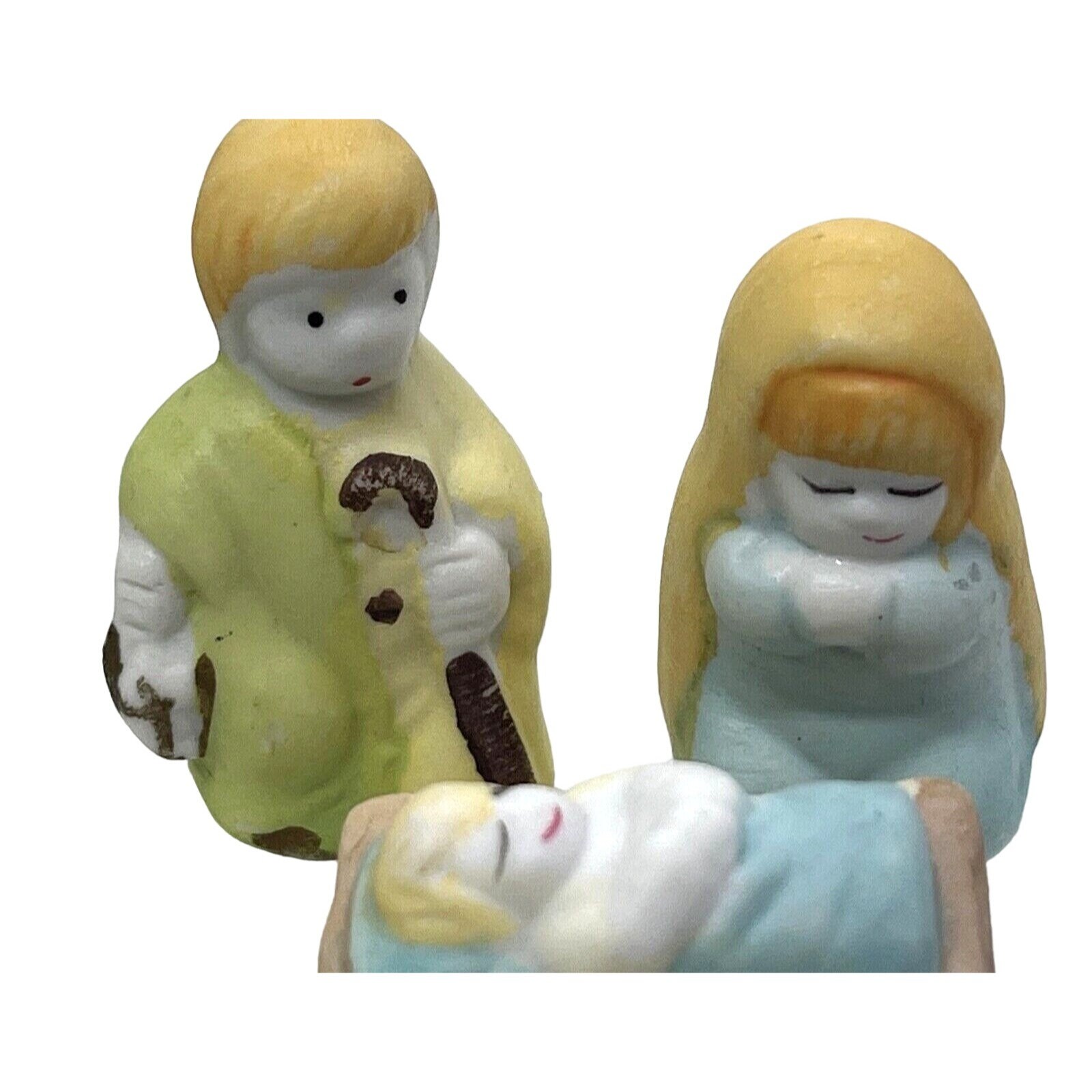 Handmade Miniature Nativity Scene Porcelain 10 Piece Set Vintage - Etsy