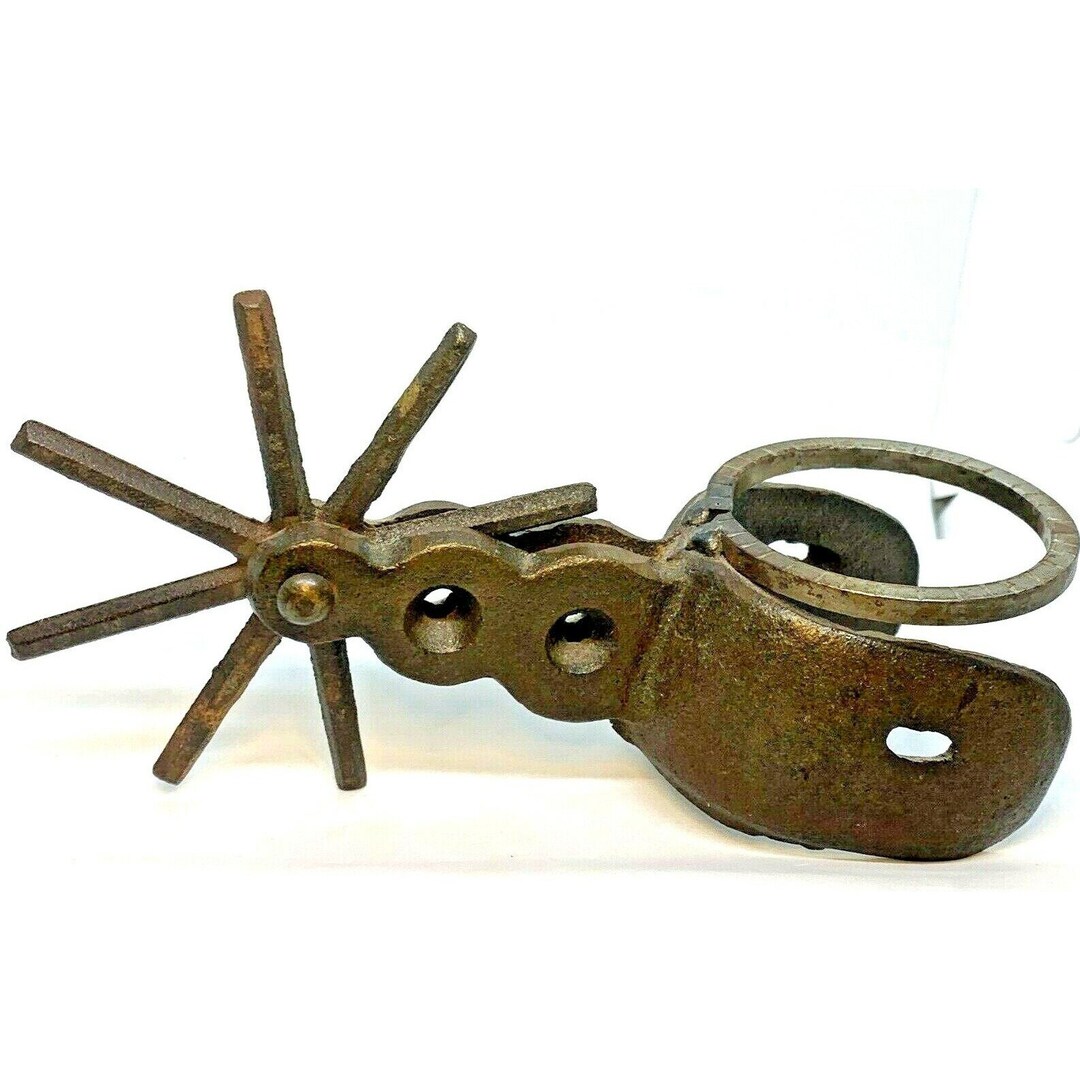 Vintage Eight Point Mexican Charro Cowboy Wrought Iron Horse Spur - Etsy
