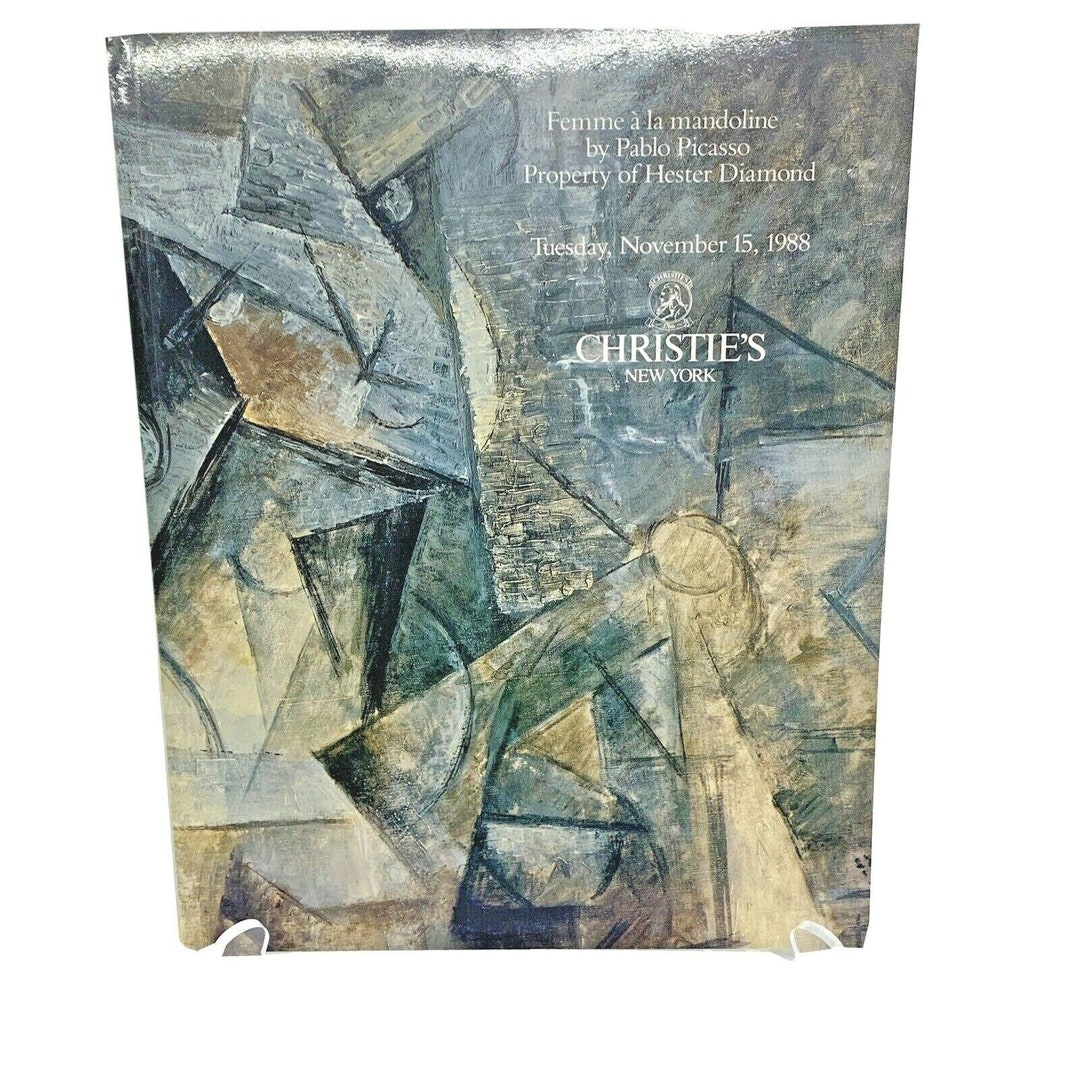 Pablo Picasso CHRISTIE'S 1988 Femme a La Mandoline Hester Diamond ...