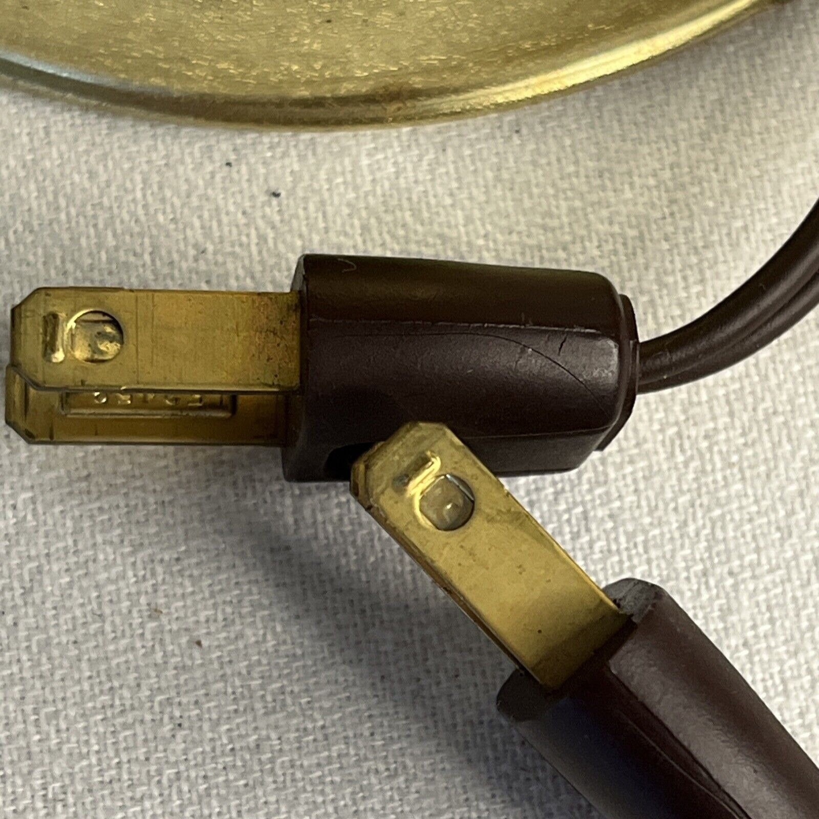 Pair Eagle Federal Style Brass MCM Table Lamps With Frosted - Etsy