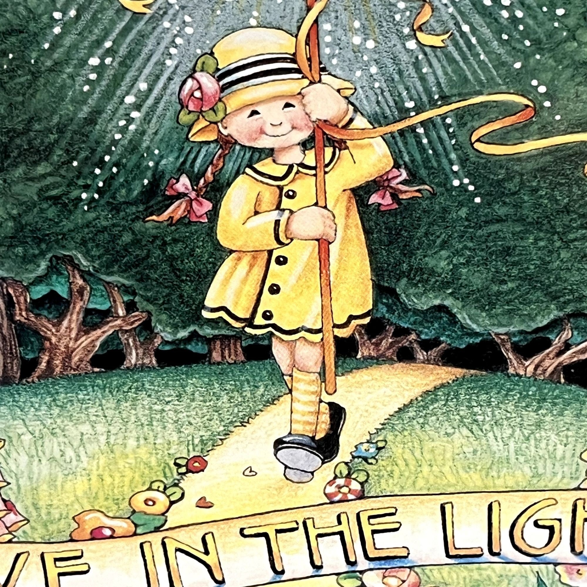 Mary Engelbreit Live in the Light Framed Art Print - Etsy