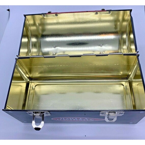 Harley Davidson Saddlebag Tin Metal Lunch Box Produce… - Gem