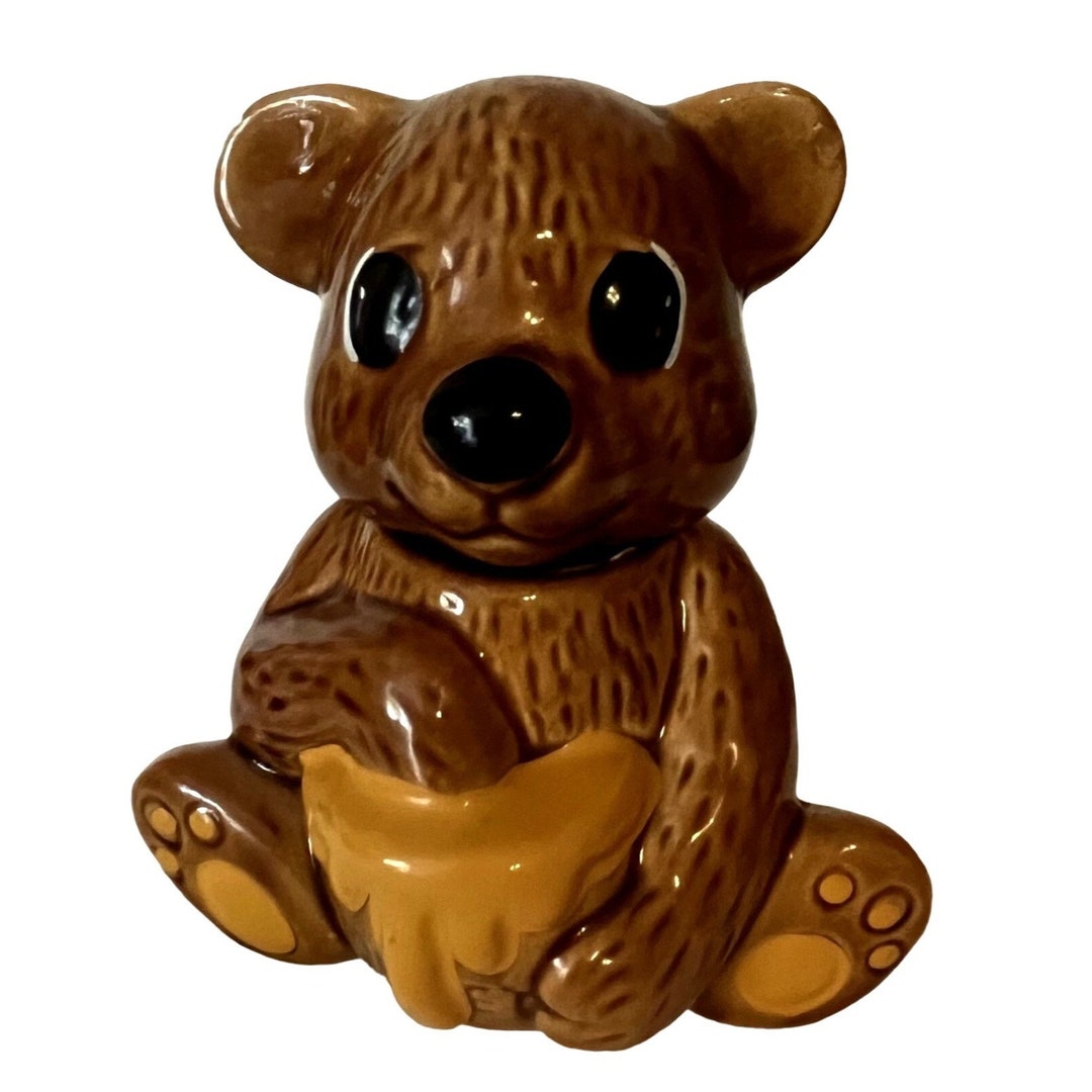 Vintage Honey Bear Cookie Jar Taiwan Ceramic - Etsy