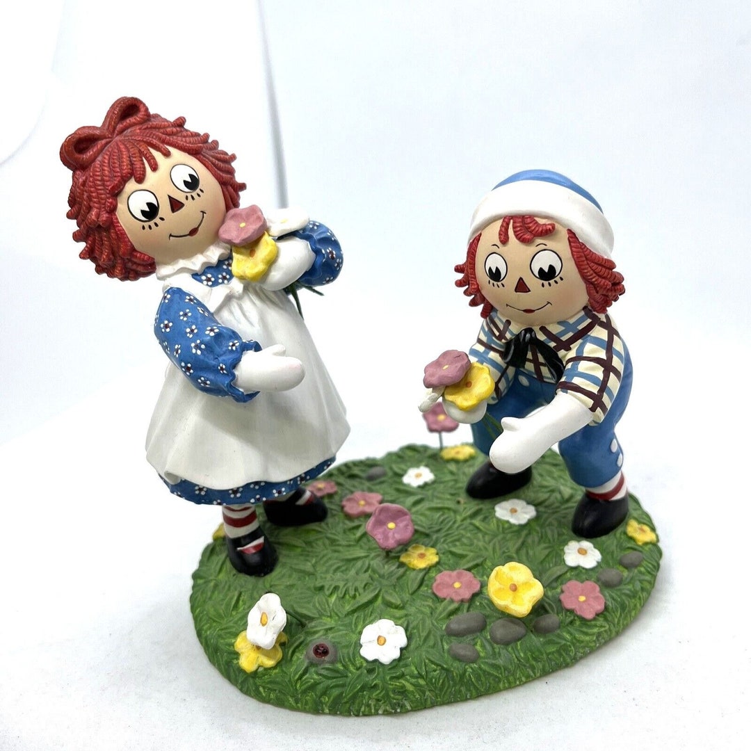1998 Danbury Mint Raggedy Ann & Andy Just for You Figurine - Etsy