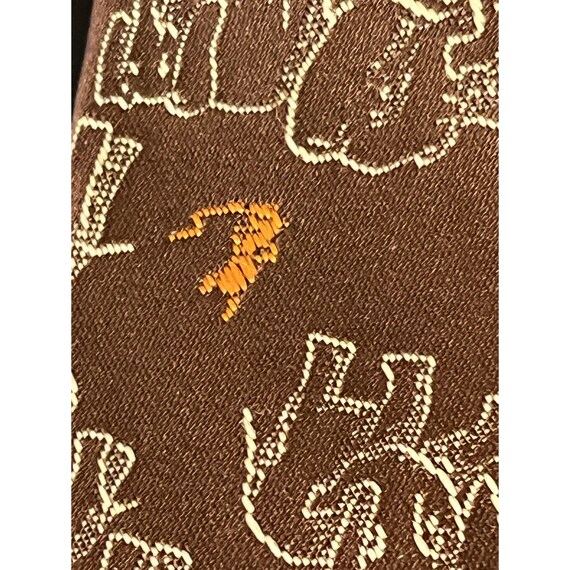 1970s Sears Mens Store Elephants and Mice Tie Wide Po… - Gem