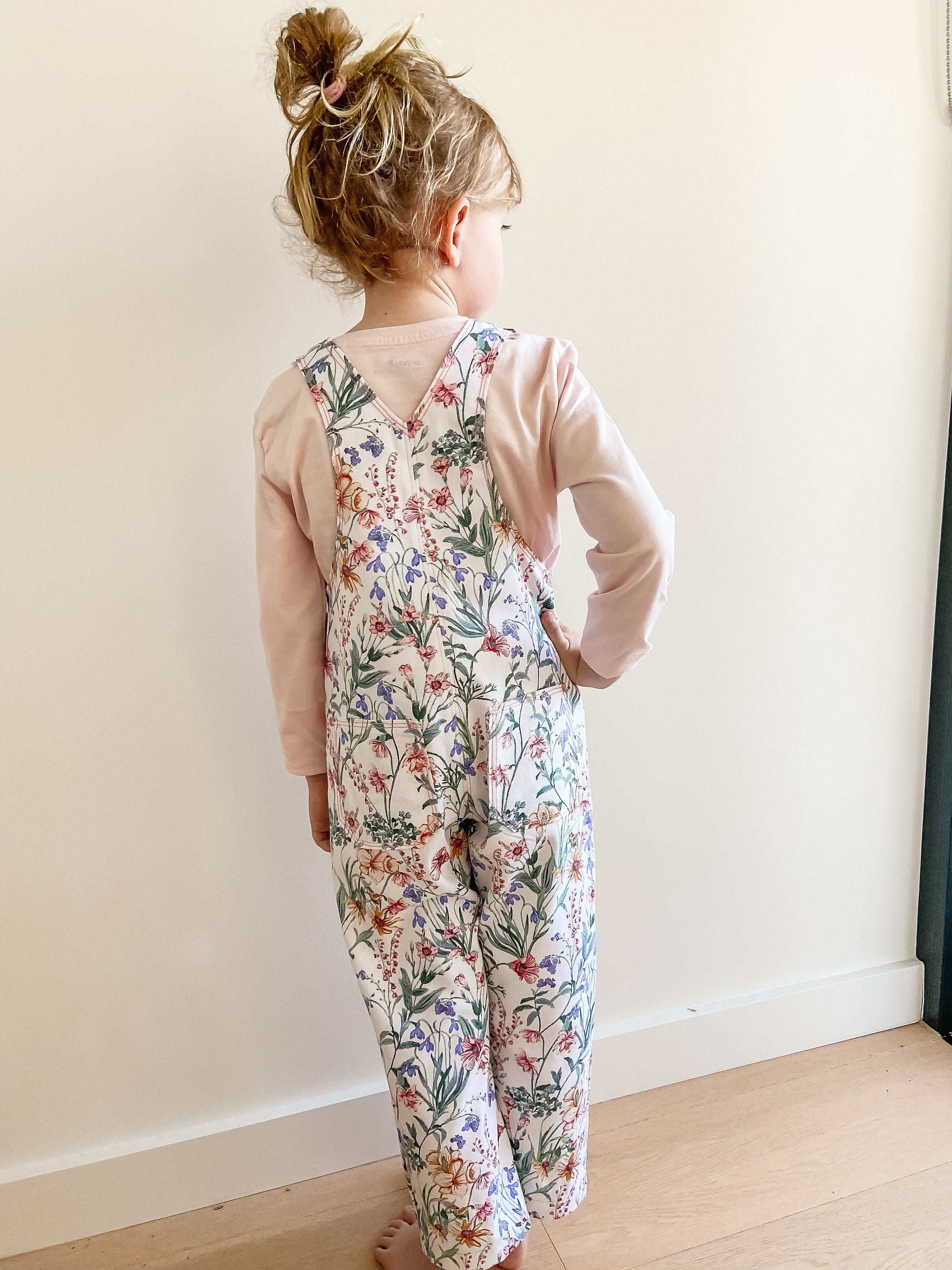 Handmade Overalls, Overalls, Floral, Floral Overalls, Drill Cotton ...