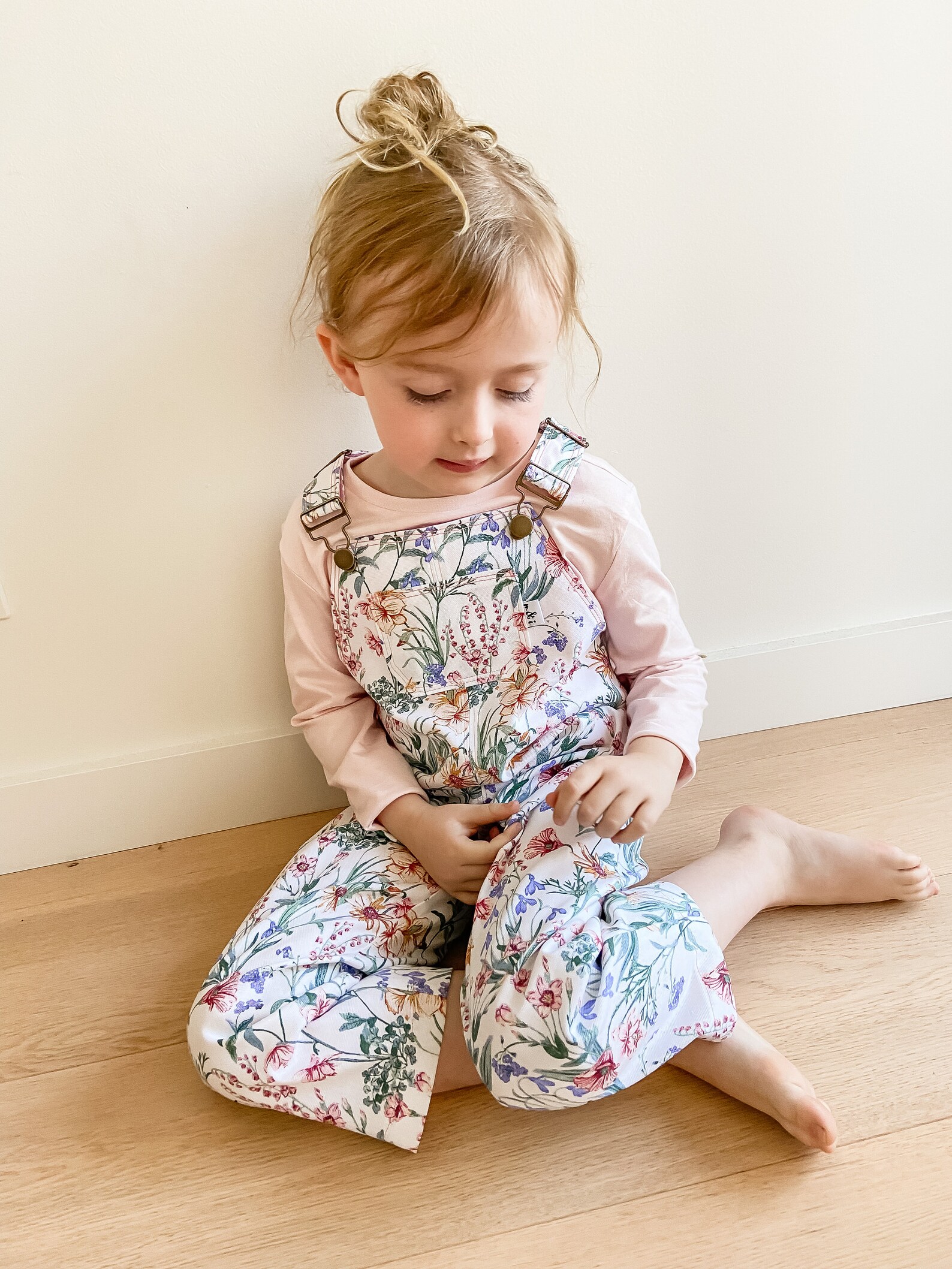 Handmade Overalls, Overalls, Floral, Floral Overalls, Drill Cotton ...