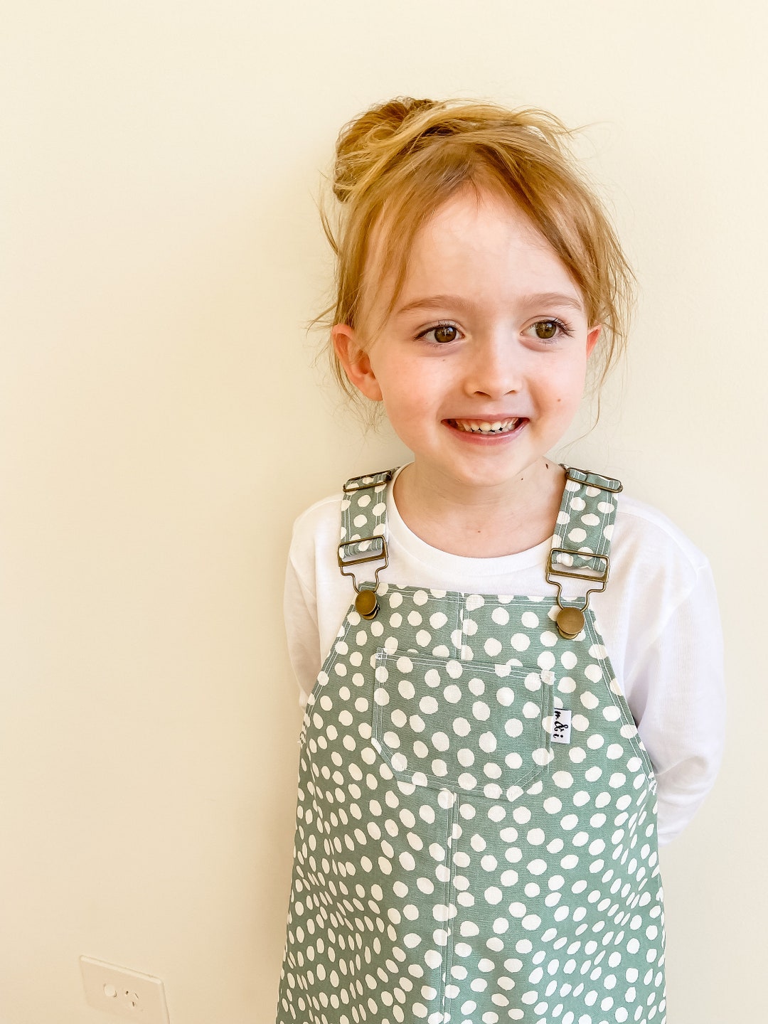 Handmade Pinafore, Pinafore, Spots, Kids Overalls, Drill Cotton ...