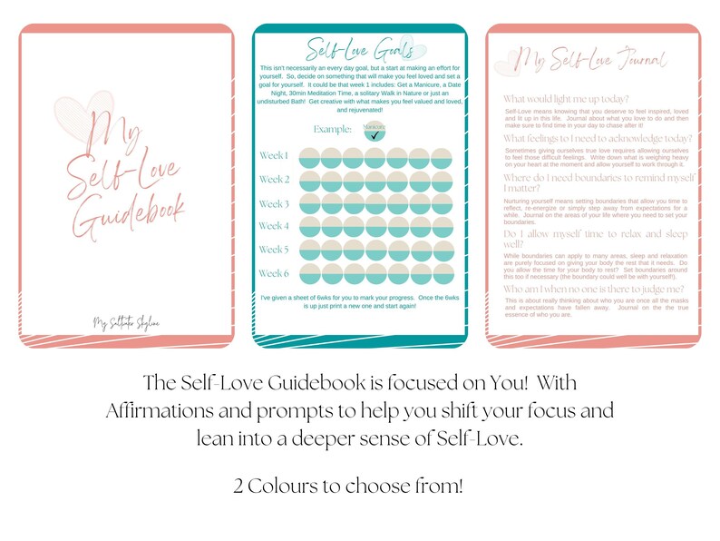 Mindset Bundle Printable Bundle Mindfulness, Self-love and Gratitude ...