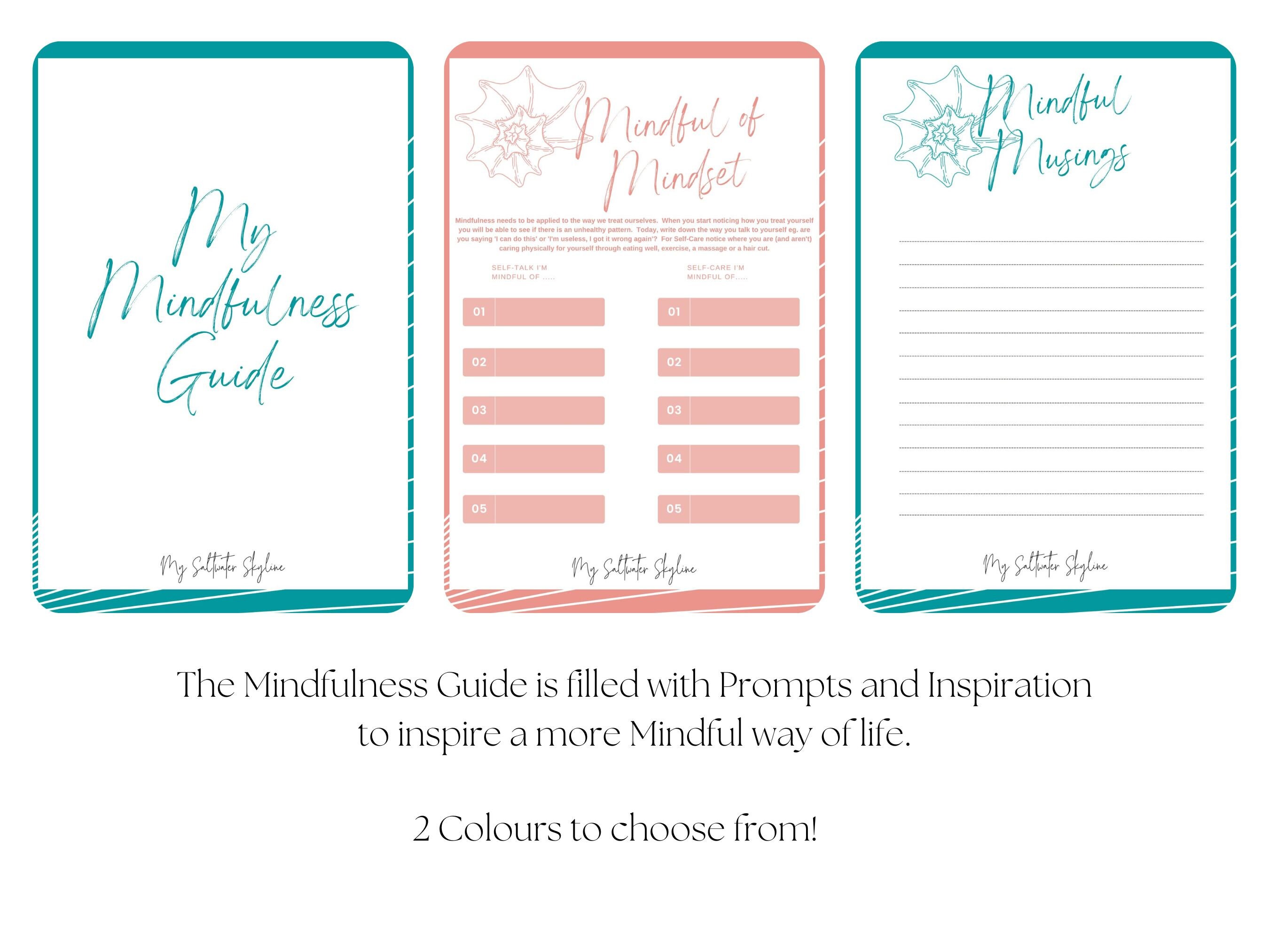 Mindset Bundle Printable Bundle Mindfulness, Self-love and Gratitude ...