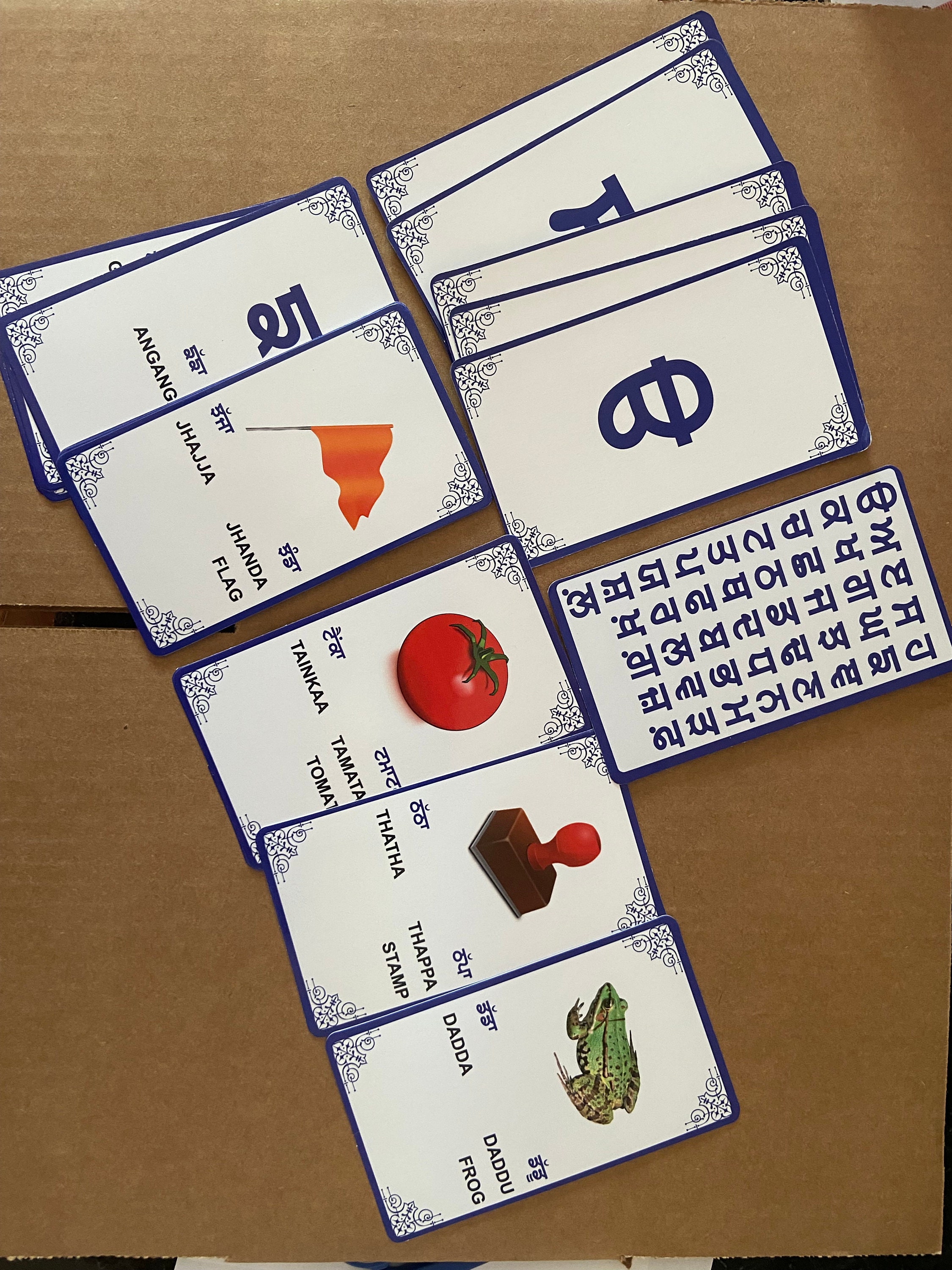 Punjabi Flash Cards Punjabi Blocks Punjabi Toys for Kids - Etsy