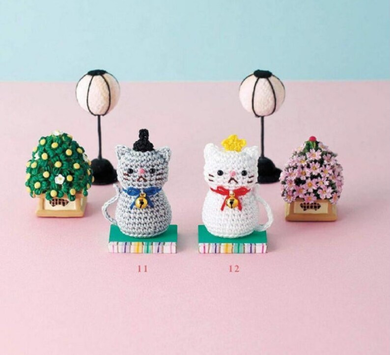 Japanese Select Collection Crochet Patterns |cat Accessories |ebook ...