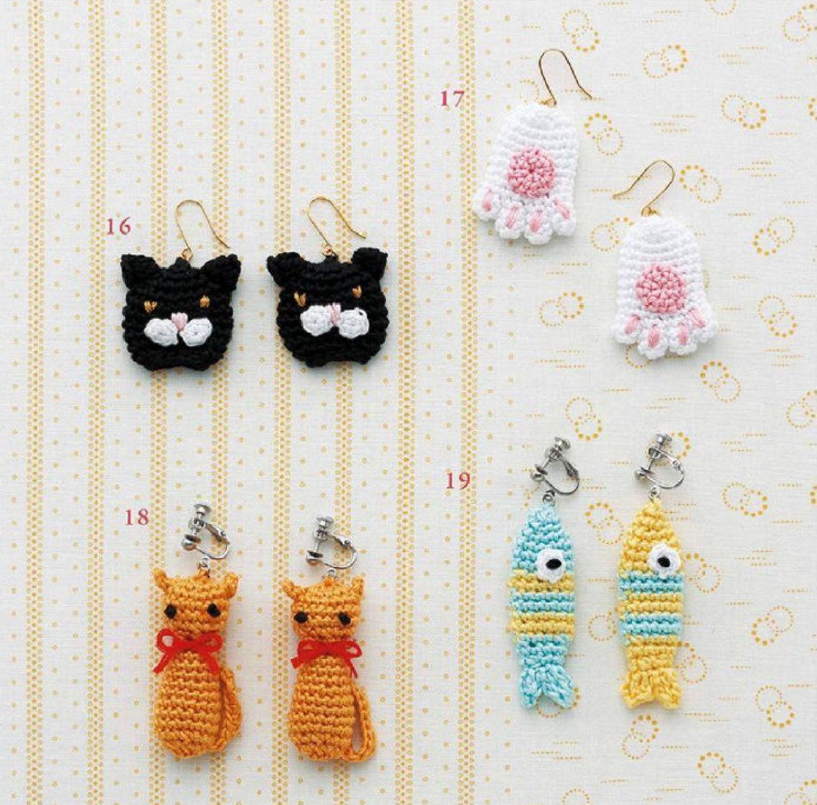 Japanese Select Collection Crochet Patterns |cat Accessories |ebook ...