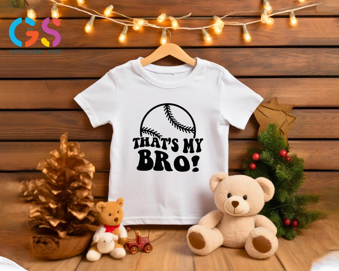 Baseball That's My Bro Shirt, Baseball Brother Shirt, Baseball Season ...