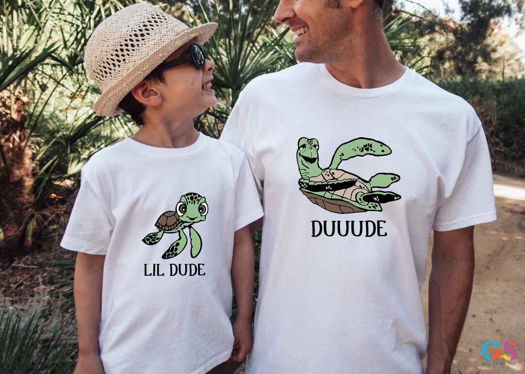 Father and Son Matching Shirts, Matching Turtles Father Son Shirts ...