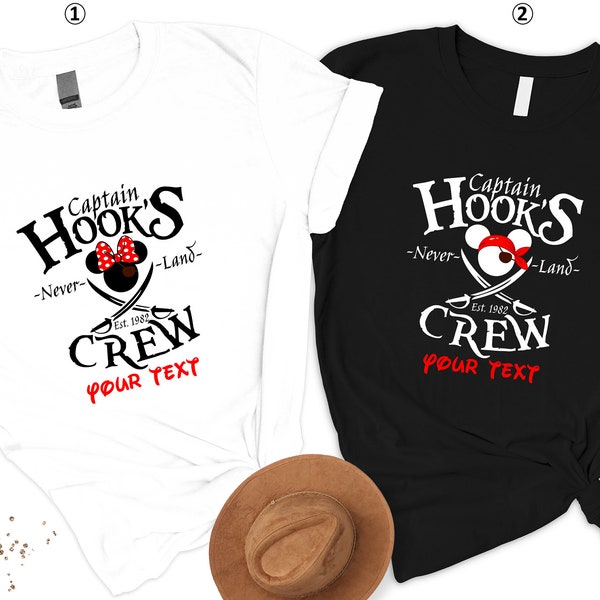 Captain Hooks Pirate Crew Shirt - Etsy