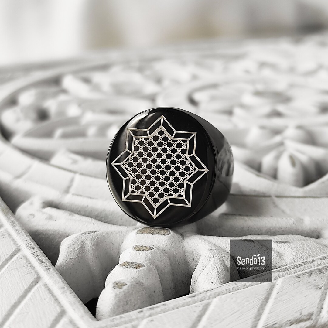 Tartessian Star Ring Mudejar Seal Ring Dellafuente Seal - Etsy