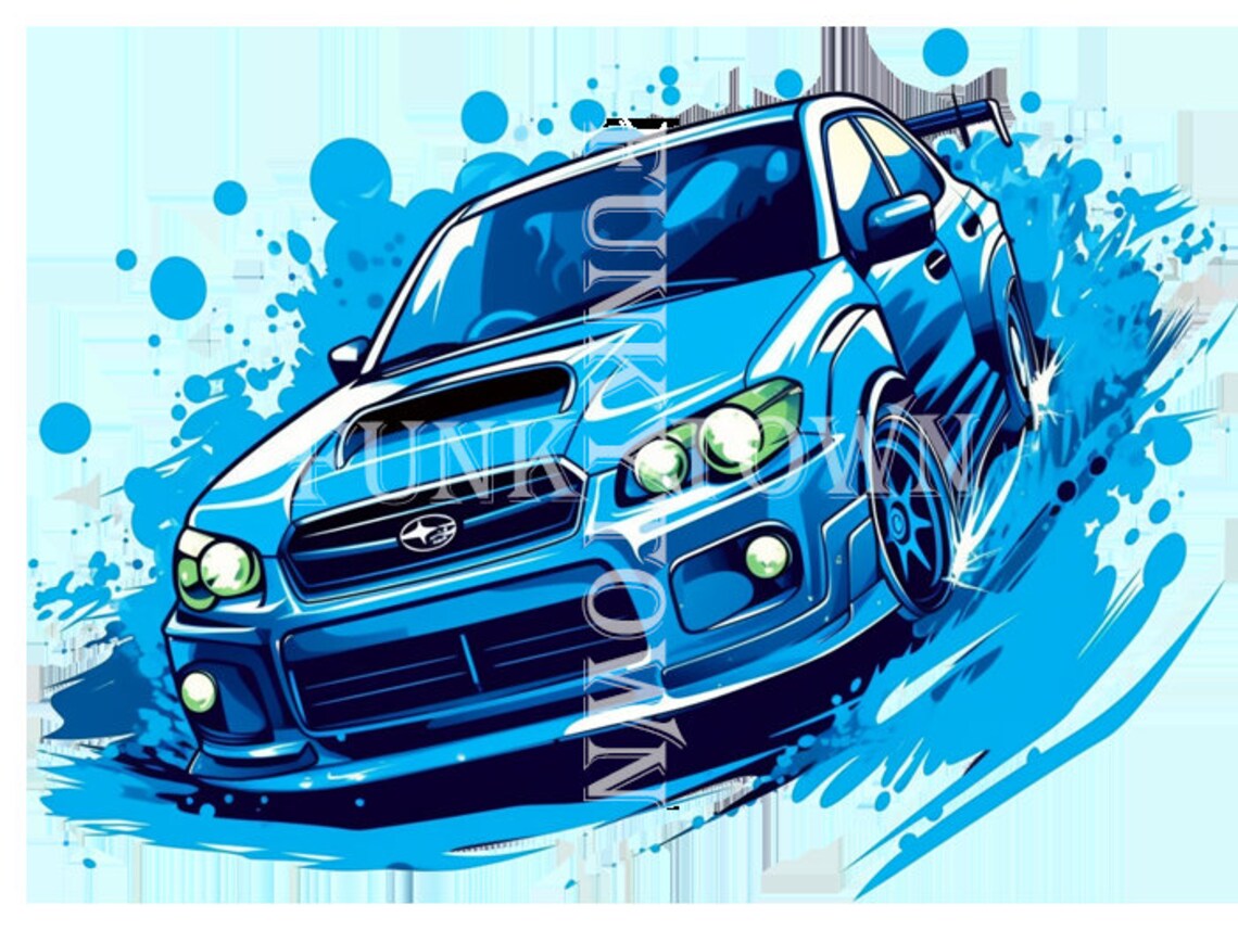 Subaru WRX (png) - Etsy