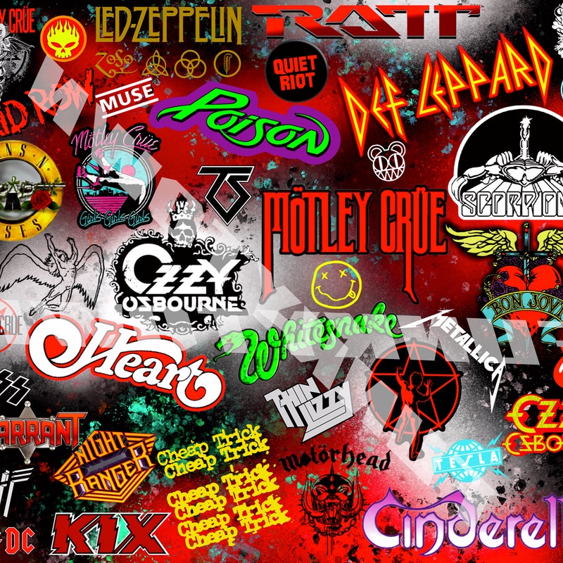 Rock Band Logo - Etsy