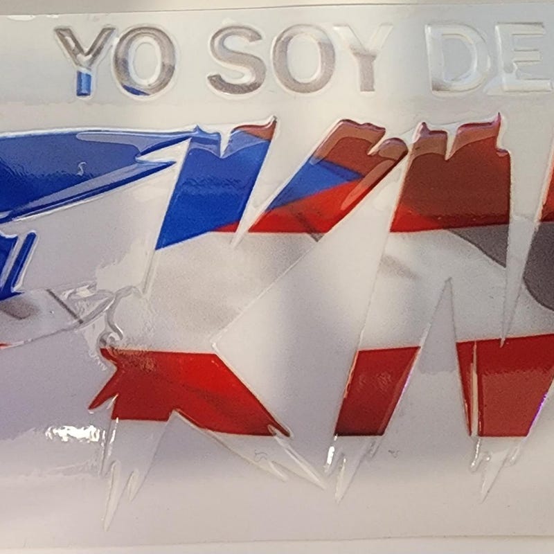 Puerto Rico Uv Stickers - Etsy