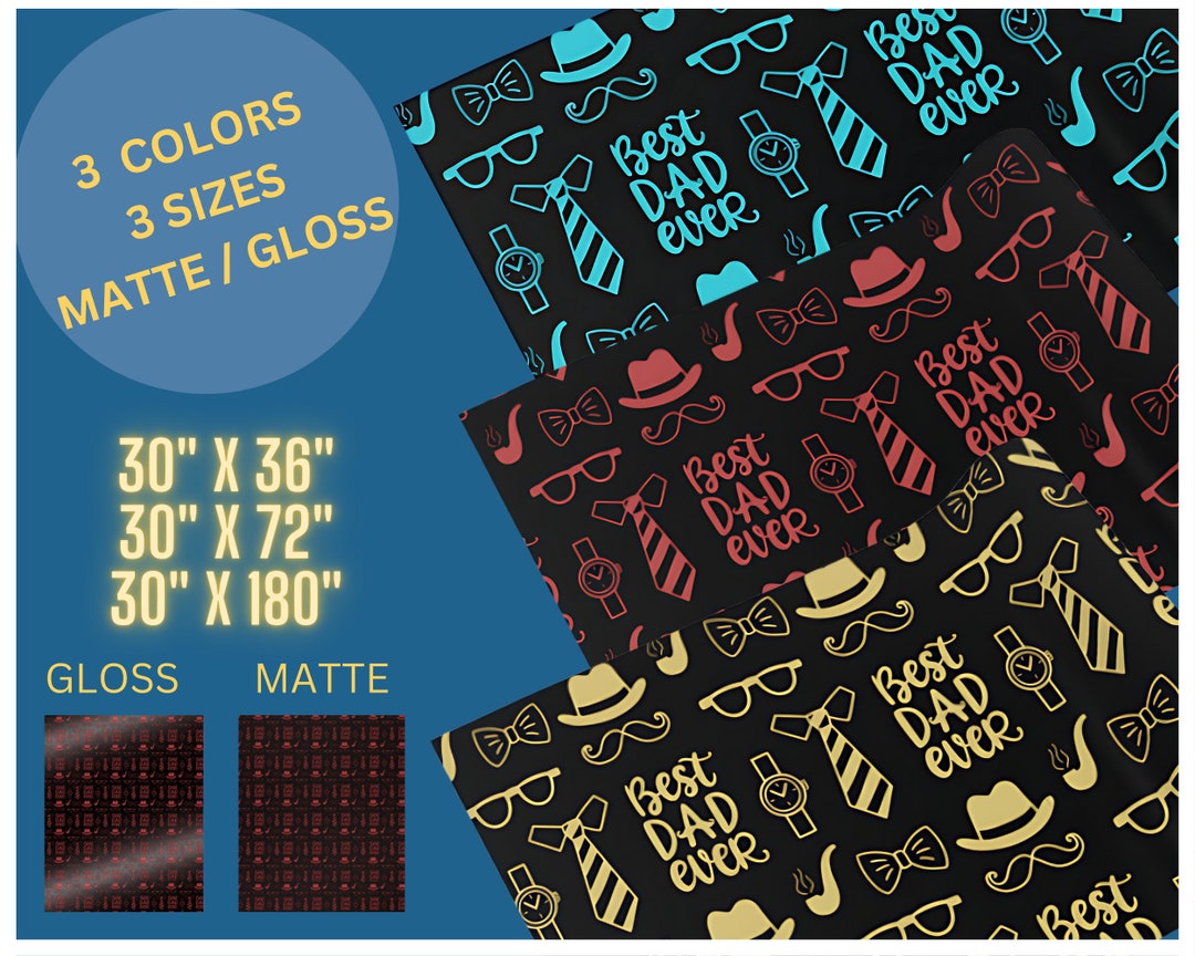 Father's Day Wrapping Paper, Him, Dad, Birthday, Gift, Funny, Best ...