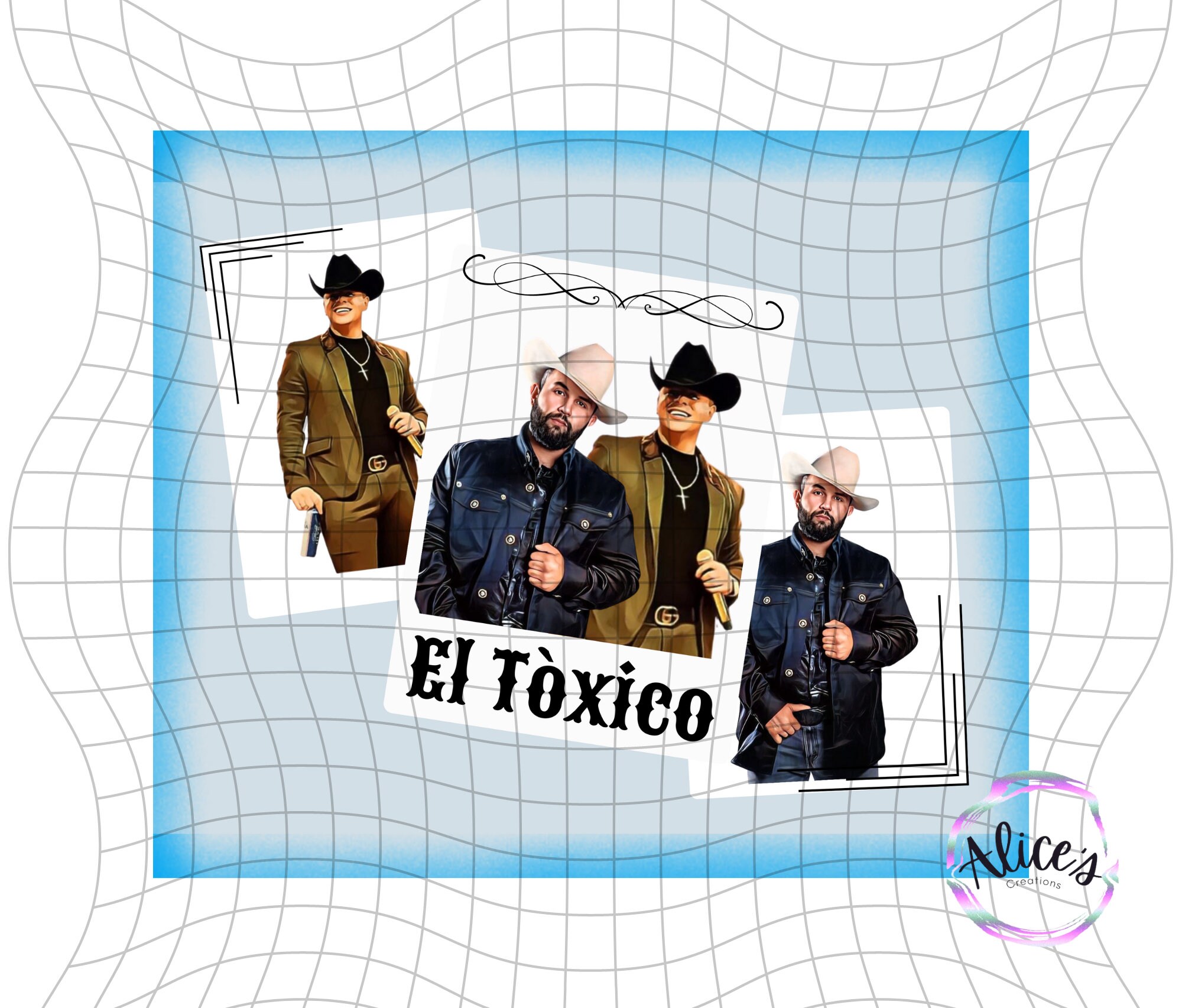 El Toxico, Tumbler Print, Carin Leon, Eduin Caz, Grupo Firme, Digital ...