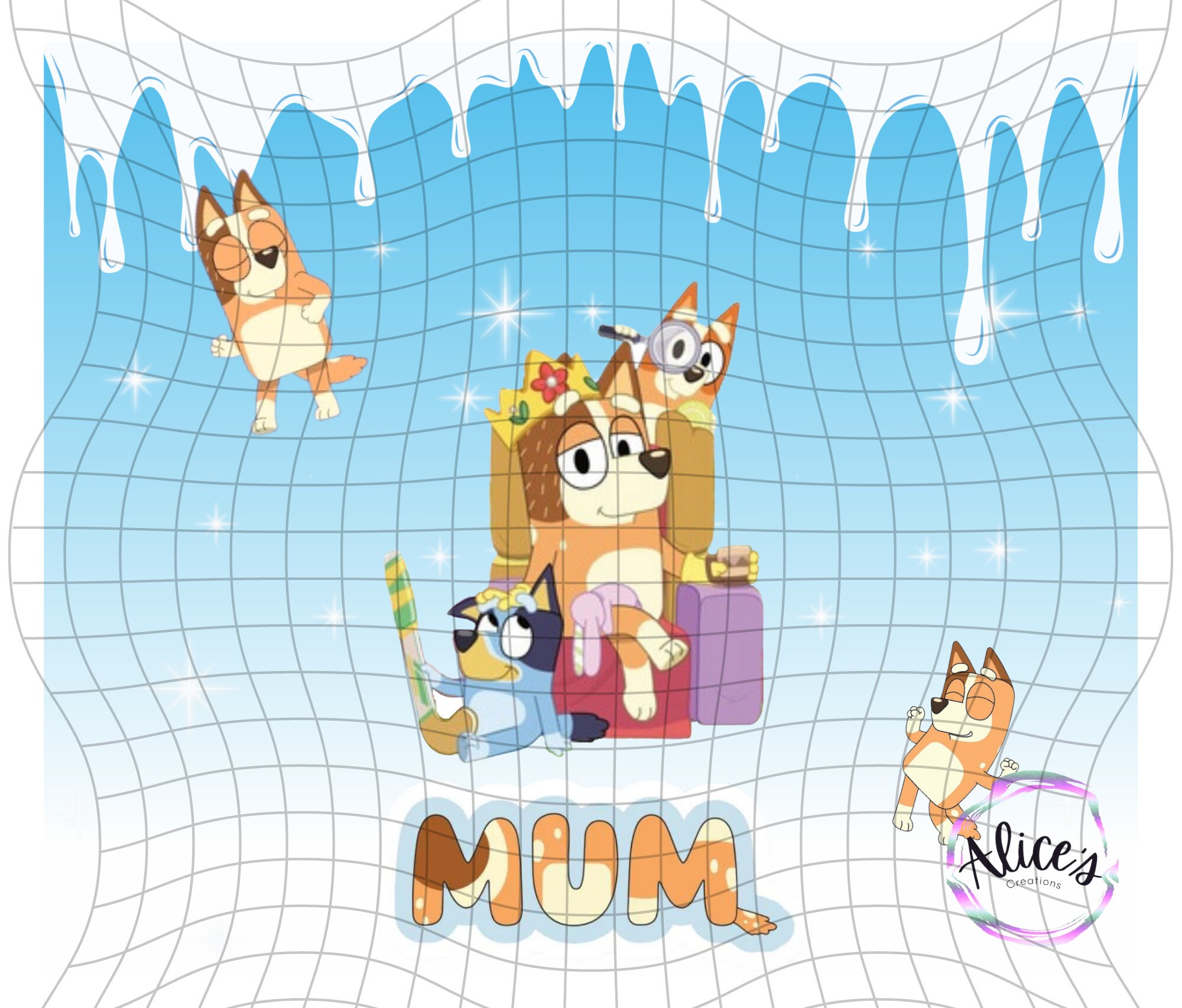 Bluey Image SET, PNG, Image Transfer, Graphic Designs, Sublimation ...