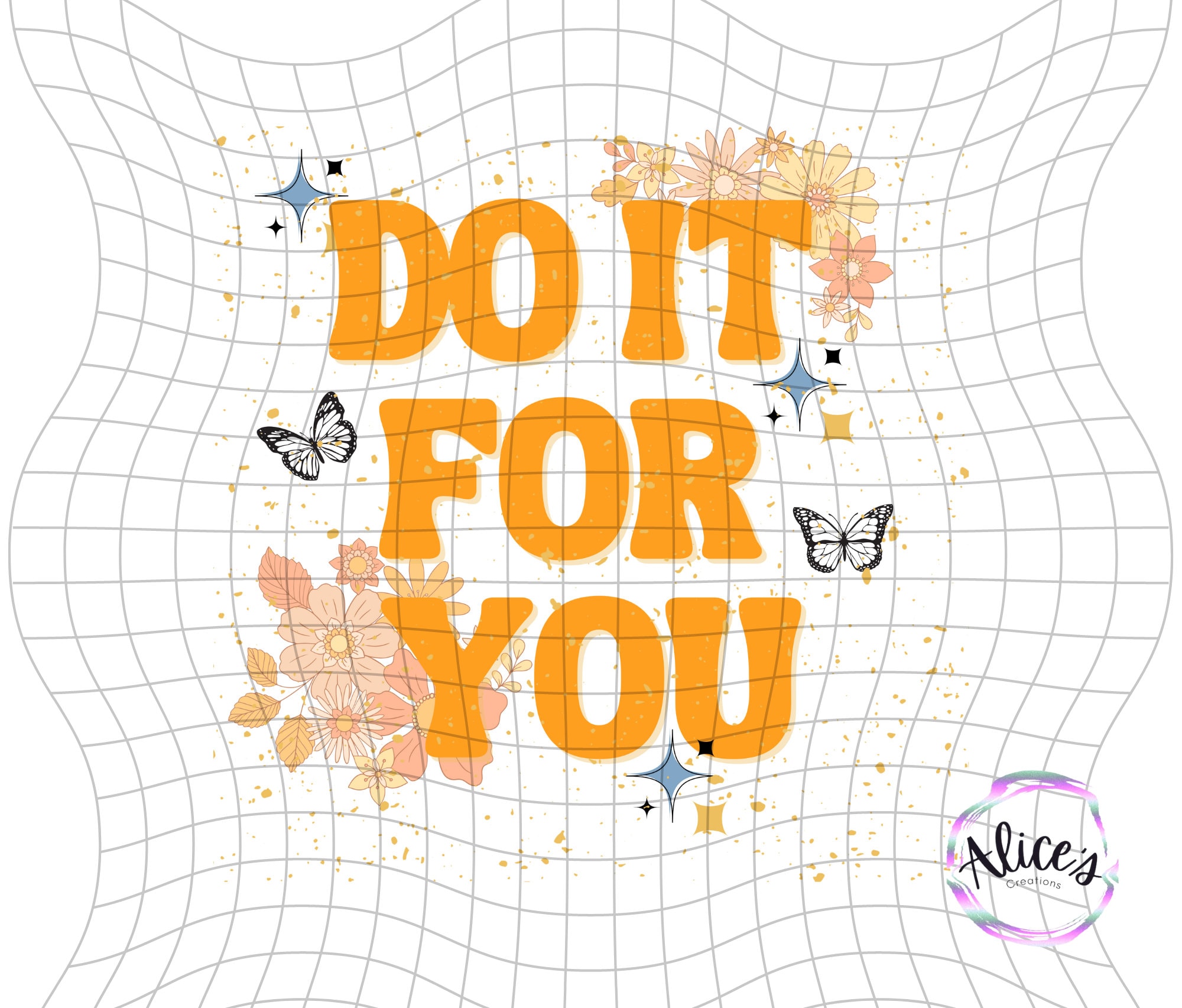 Do It for YOU, Sublimation, PNG, SVG, Digital File, Cute, Retro, Quote ...