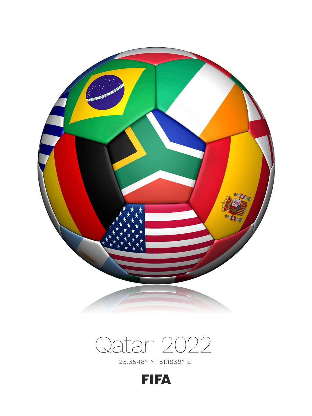 Qatar Soccer Poster - Etsy