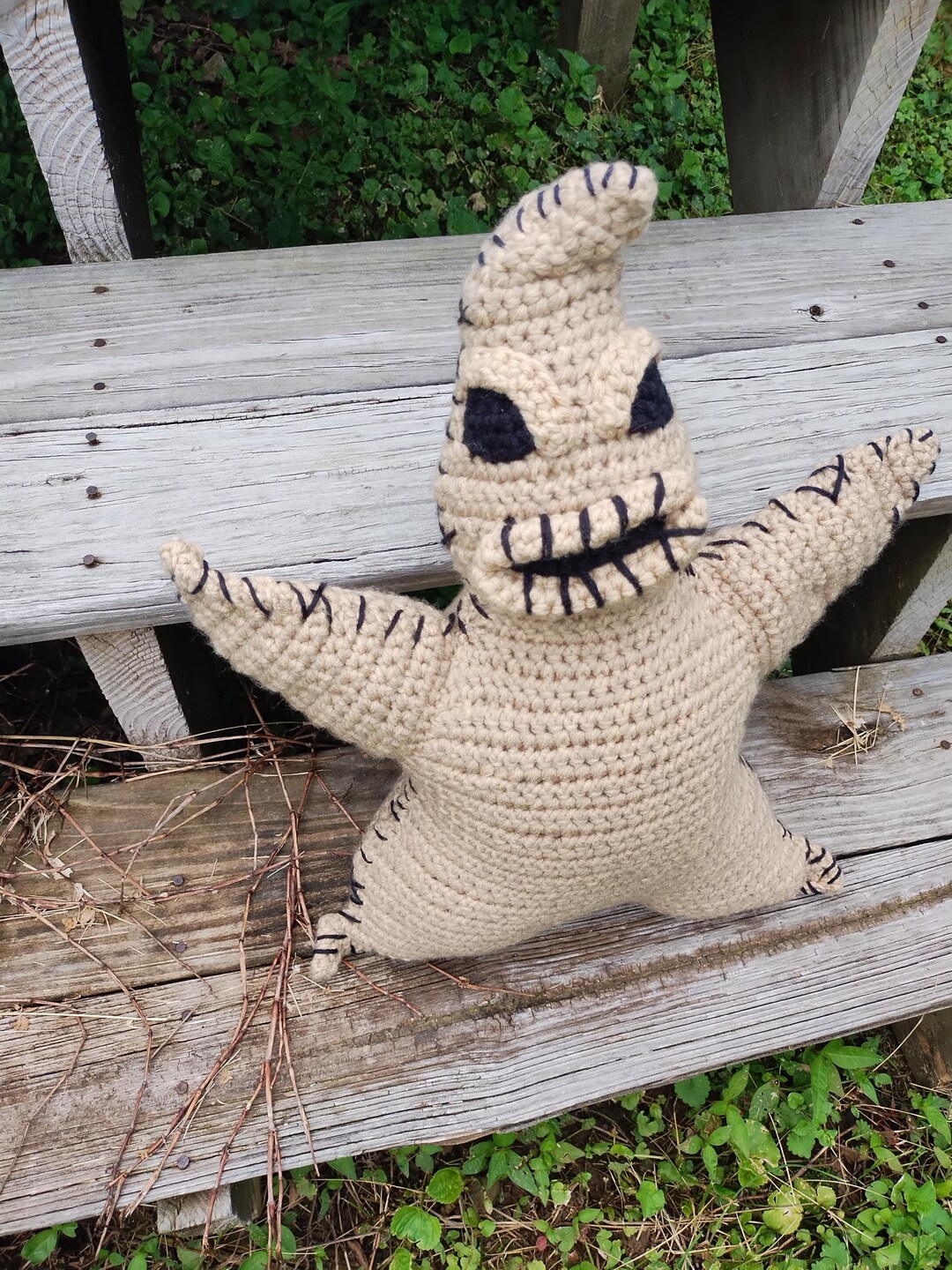 Oogie Boogie Crochet Plushie Nightmare Before Christmas Halloween Home ...