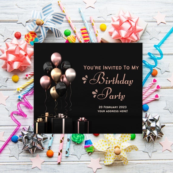 Birthday Party Invitation Examples Birthday Party Invite