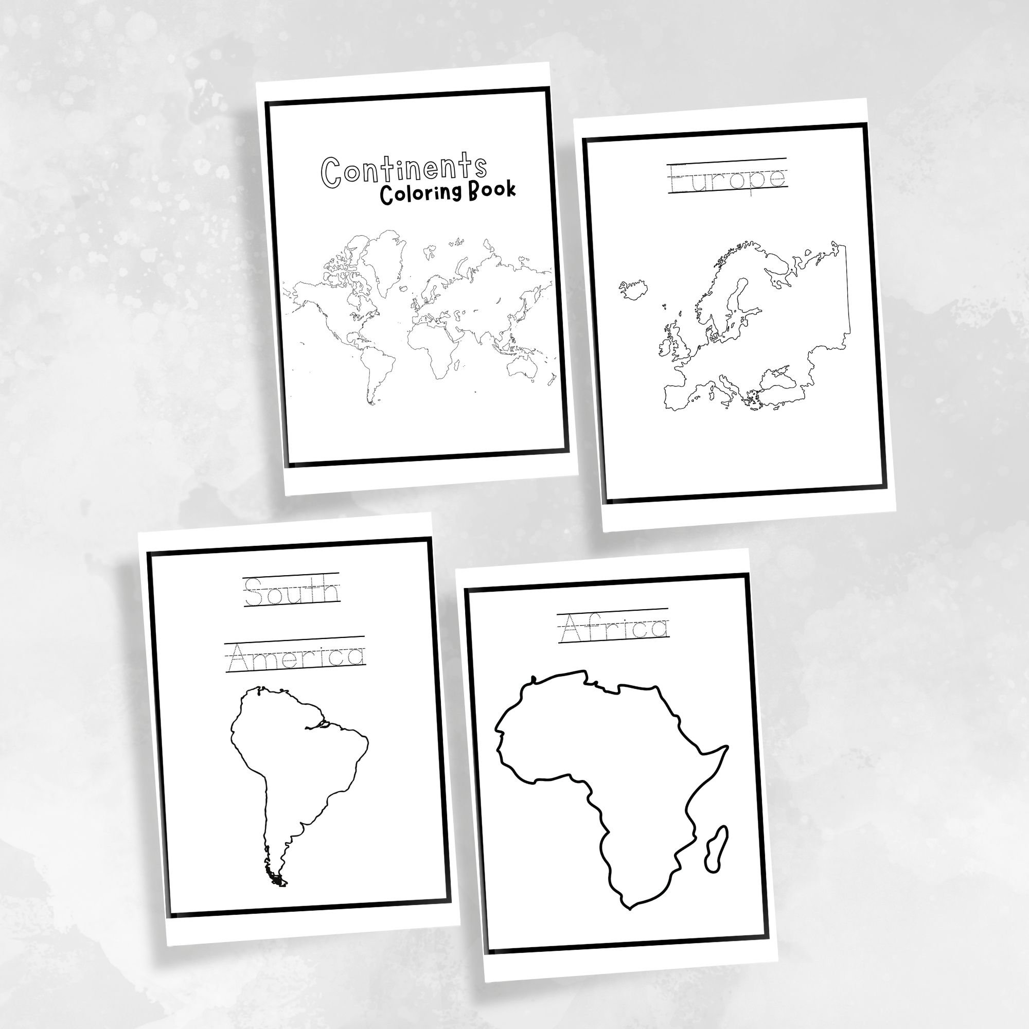 Dibujos De Continentes Para Colorear Mapamundi Para Colorear ...