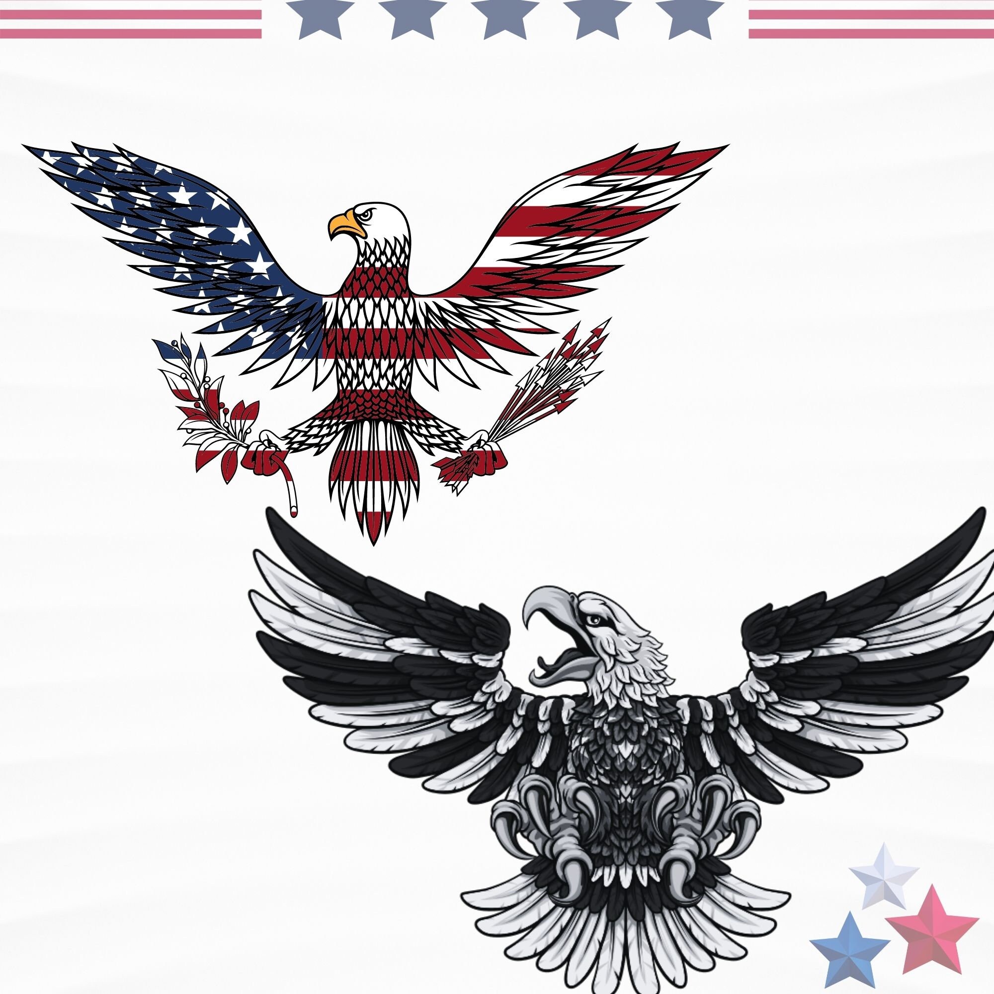 Printable Veteran SVG Bundle for Memorial Day - Instant Downloadable ...