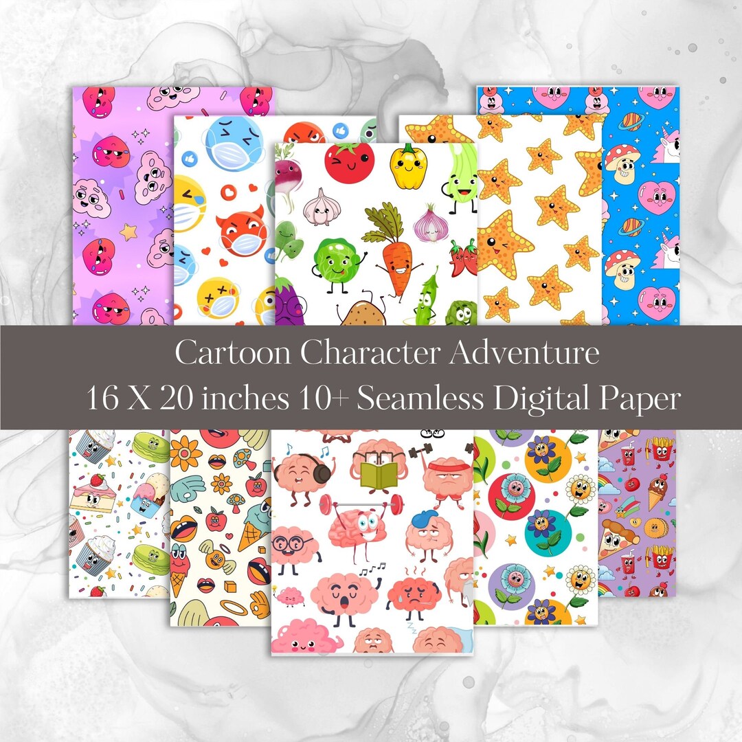 Instant Downloadable Scrapbook Digital Paper Pattern - Seamless Pattern ...