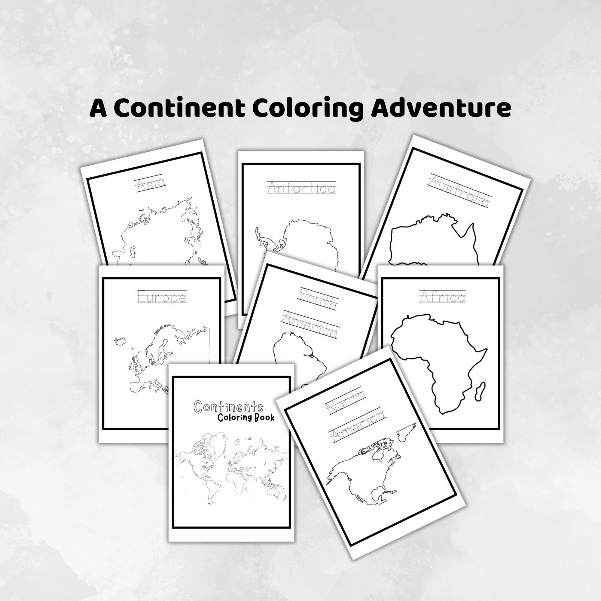 Dibujos De Continentes Para Colorear Mapamundi Para Colorear ...