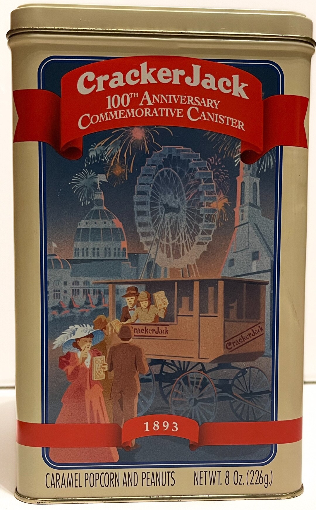 Vintage Cracker Jack 100th Anniversary Commemorative Tin Canister - Etsy